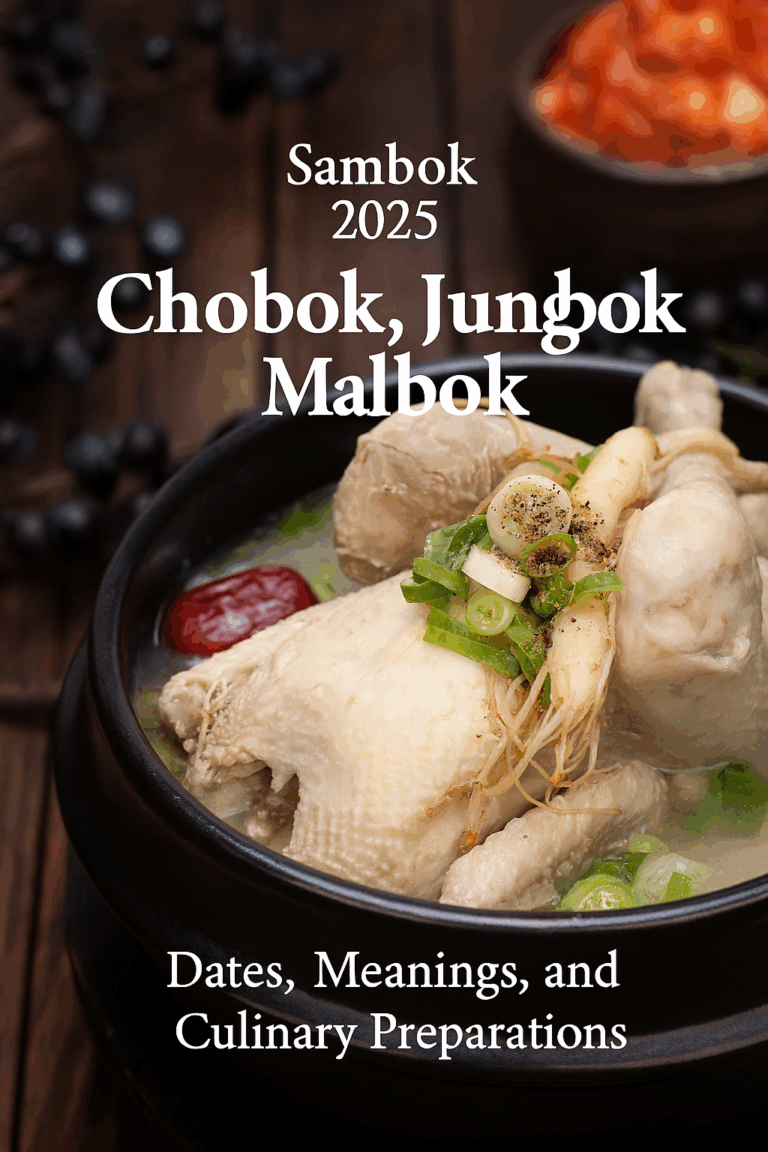 Sambok in Korea: Chobok, Jungbok & Malbok – Summer Heat, Tradition, and ...